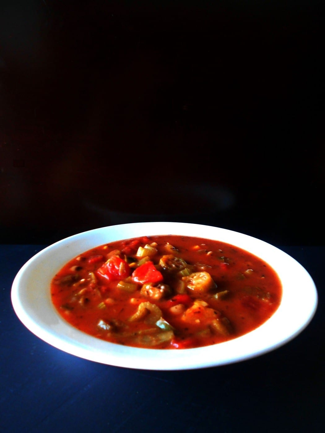 Vegetarian Gumbo made in One Pan - HealingTomato.com